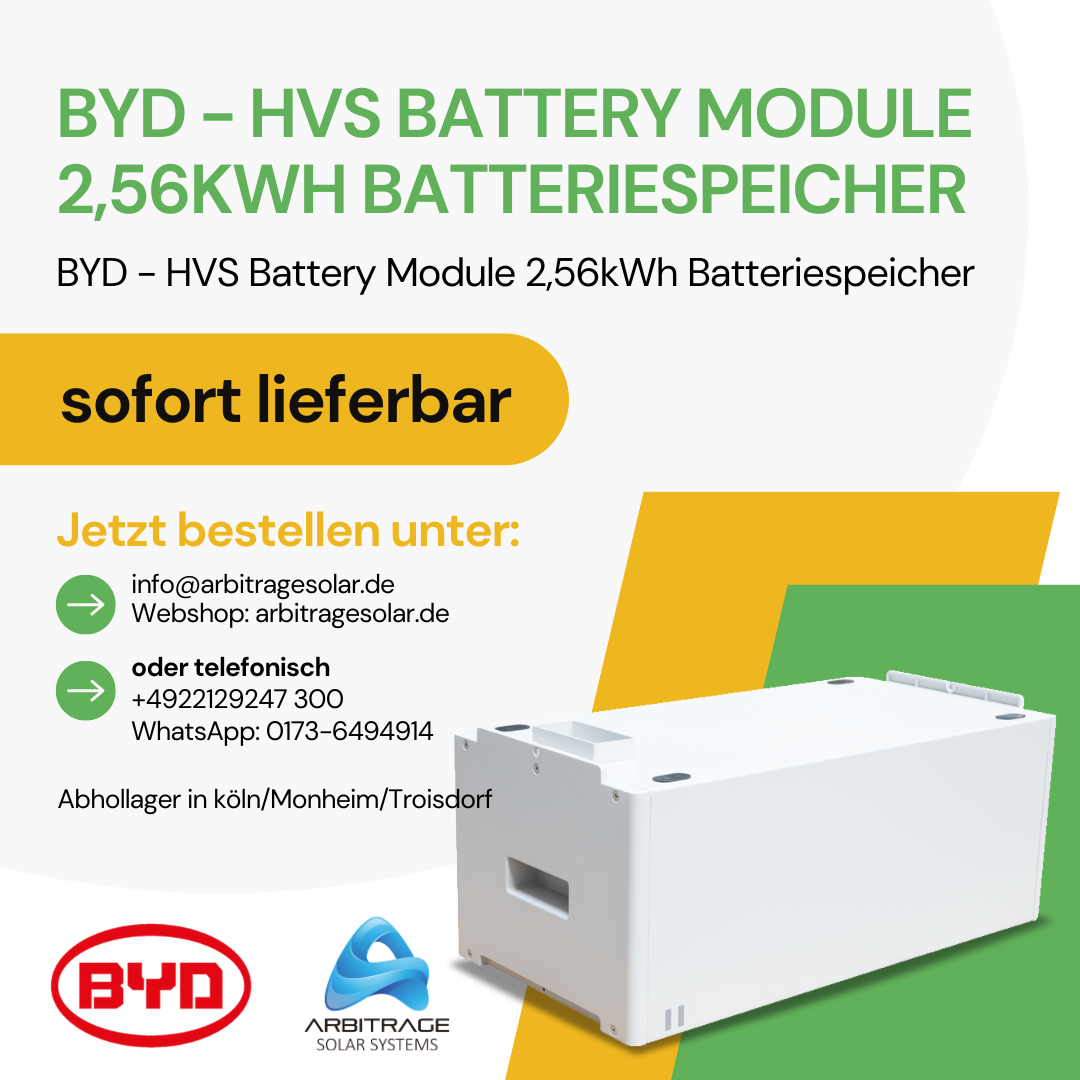 BYD Battery-Box Premium Modul HVS 2.56kW Review